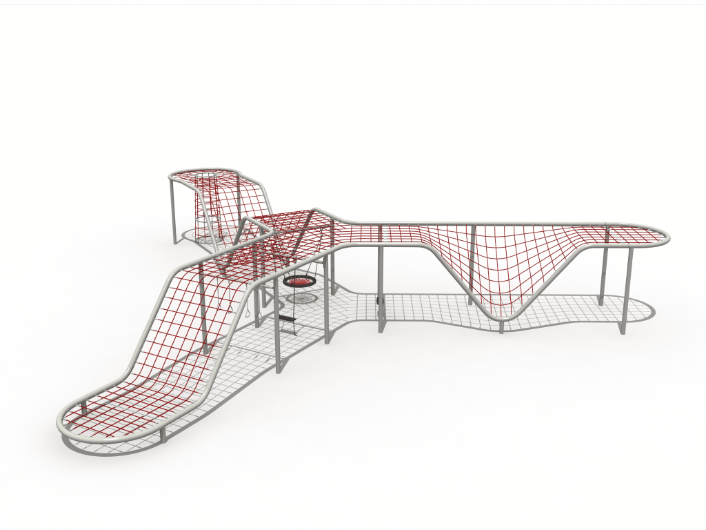 Rope Ramp (Narrow) • Kidzspace
